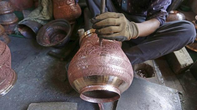 In pics | Take a look inside copperware industry of Kashmir | Hindustan ...