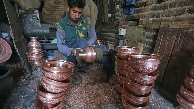 In pics | Take a look inside copperware industry of Kashmir | Hindustan ...