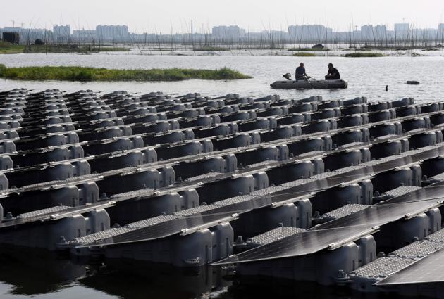 PHOTOS: China turns on the world’s largest floating solar farm | Hindustan Times