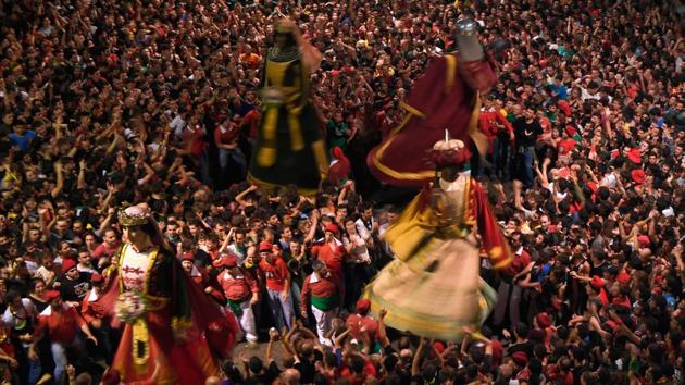 PHOTOS : The Spanish festival of La Patum in Berga | Hindustan Times