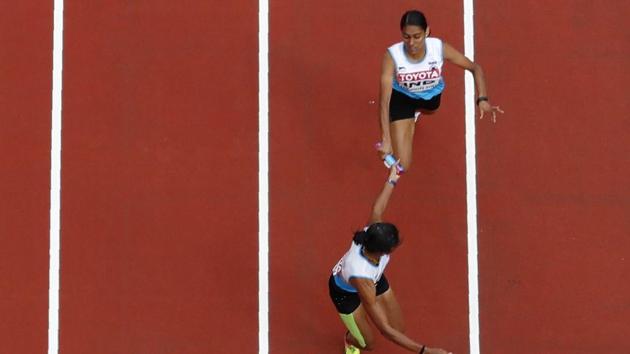 IAAF Worlds: Indian women’s 4x400m relay team gets disqualified ...