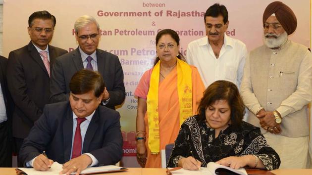 Rajasthan, HPCL ink joint venture agreement for Barmer oil refinery ...