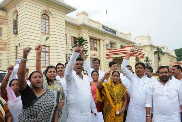 Opposition disrupts Bihar assembly, legislative council over floods ...