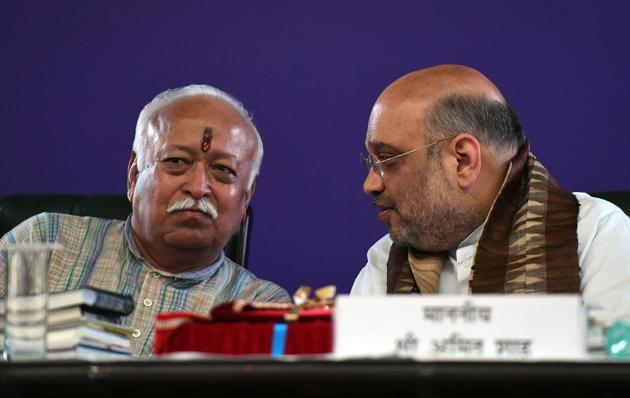Amit Shah meets RSS chief Bhagwat, discusses Modi cabinet reshuffle ...