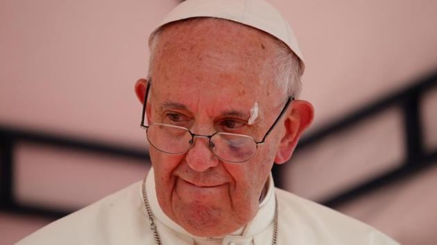 Pope bumps head, hurts left eye, but is well: Vatican | World News