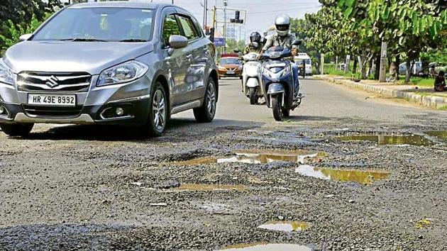 Panchkula in the pits: A 3 km ‘deadly’ stretch for residents to deal ...