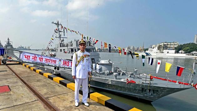 Photos: Indian Navy commissions INS Tarasa into service in Mumbai ...