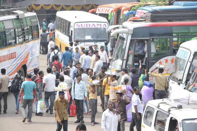 MSRTC strike day 2: Passengers still stranded at Pune bus depots ...