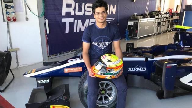 Arjun Maini tests with Formula 2 champion team Russian Time - Hindustan ...