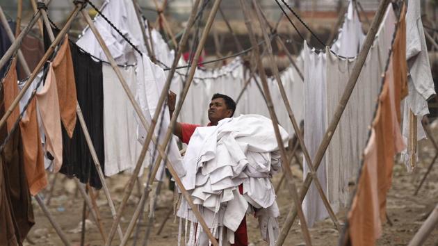 Photos: At Jangpura Dhobi Ghat laundry gets a wash the traditional way ...