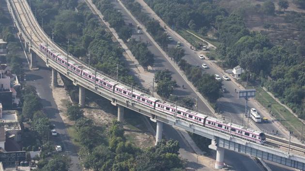 Photos: Delhi Metro’s Magenta line at first glance | Hindustan Times