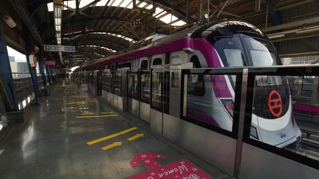 Photos: Delhi Metro’s Magenta Line inaugurated by PM Modi | Hindustan Times