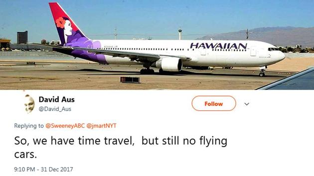 Time travel? Flight takes off in 2018, lands in 2017 | World News