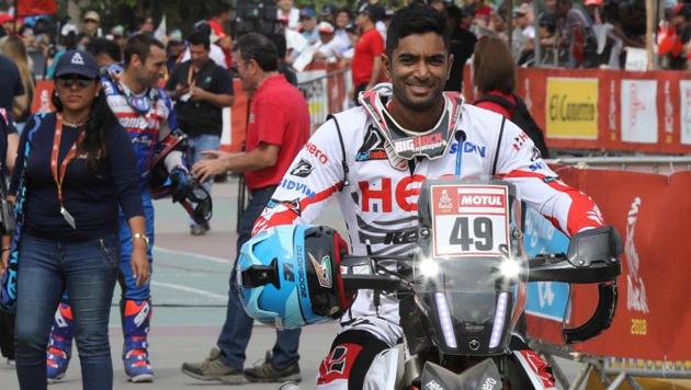 CS Santosh finishes Dakar Rally Day 1 in 13th, but team loses Joaquim ...