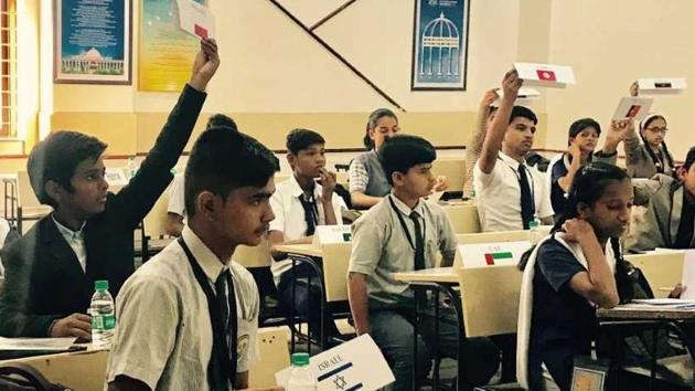 Underprivileged students take stage at model UN debate | Hindustan Times