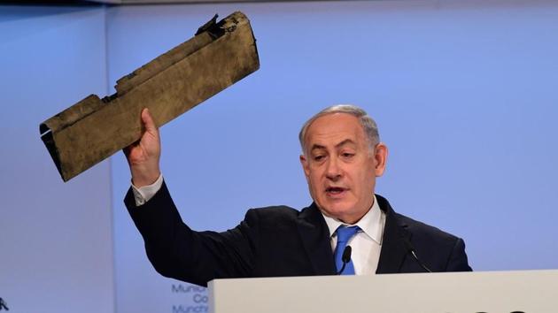 Do not test Israel: PM Netanyahu brandishes ‘drone piece’, warns Iran ...