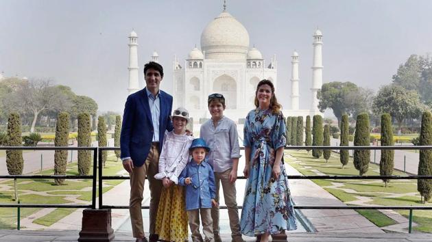 In pics: Canadian PM Justin Trudeau begins India trip with family visit ...