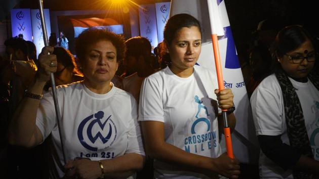 Activist in Delhi as part of walk from Kanyakumari to Kashmir for women ...