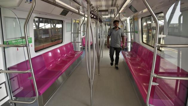 Photos: Delhi Metro Pink Line connecting DU’s north-south campuses ...