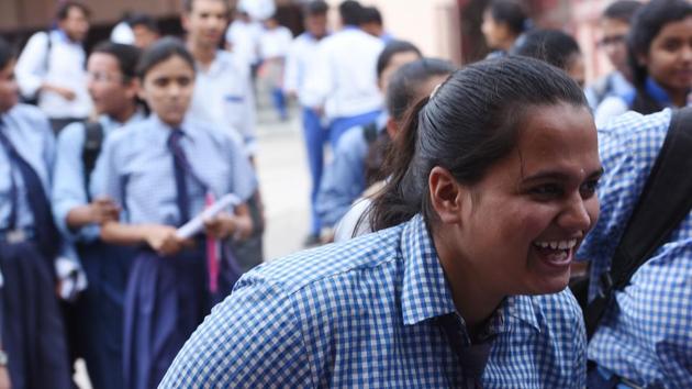 Photos | CBSE Class 12 math paper: Students happy after the exam ...
