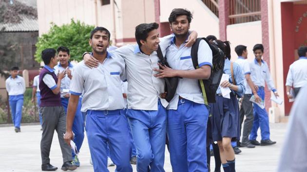 Photos | CBSE Class 12 math paper: Students happy after the exam ...