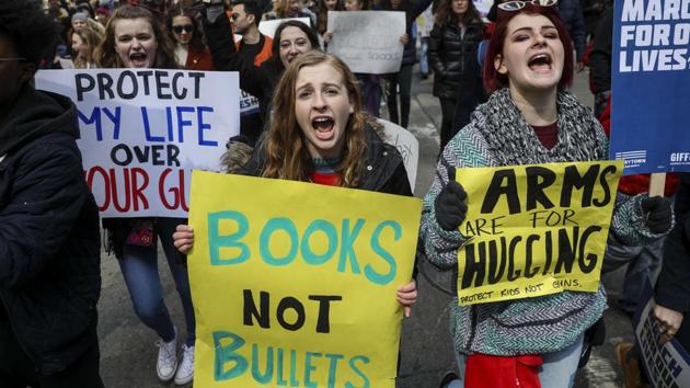 In pics: Thousands join March for Our Lives gun control protests around ...