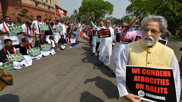Photos: Marred by disruptions and protests, Parliament Budget session ...