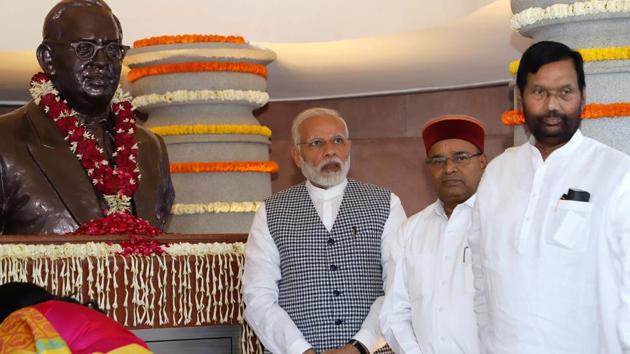 At Ambedkar memorial launch, PM Modi flays Congress | Latest News India ...