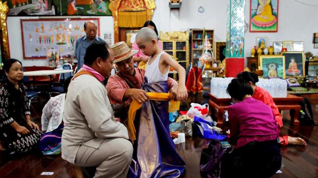 Photos: Beloved sons turn monks in Thailand following Siddhartha’s ...