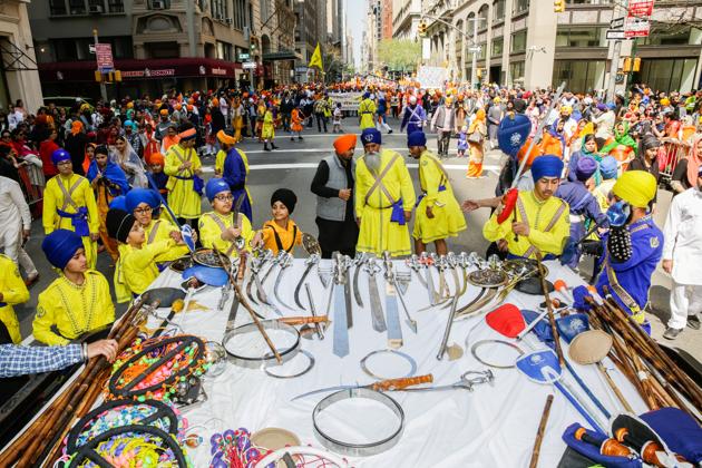 In pics: Sikh Day Parade in New York | Hindustan Times