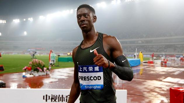 Reece Prescod beats Justin Gatlin and Shanghai rain for shock 100m win ...