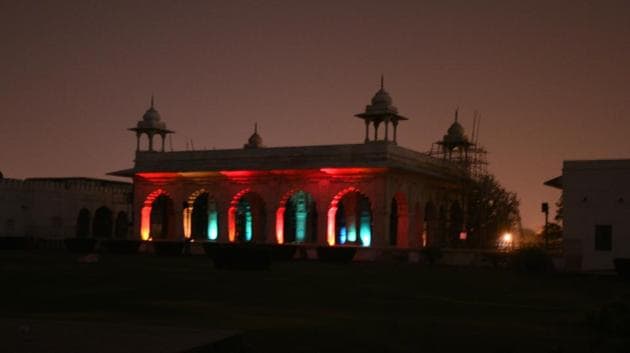 Photos: LED lamps to light up Red Fort this Independence Day ...