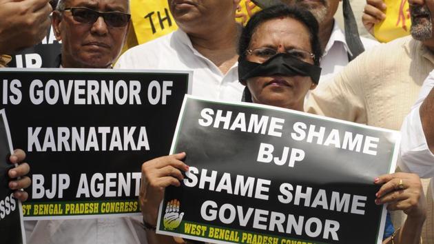 Photos: Congress observes ‘Save Democracy Day’ across the country ...