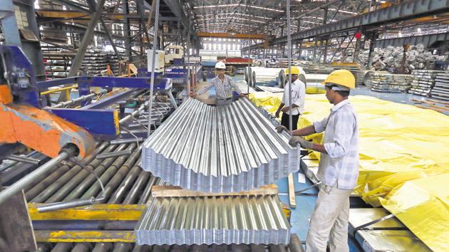 Industrial output grows 4.9% in April | Business News