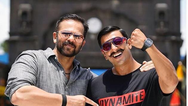 Ranveer Singh reveals new pic from Simbaa sets and Rohit Shetty offers ...