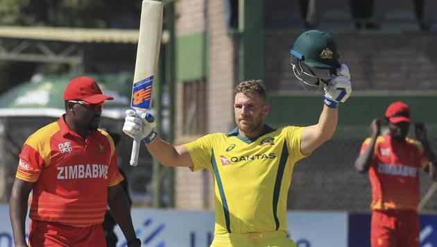 Aaron Finch breaks own record of highest T20I score vs. Zimbabwe | Cricket