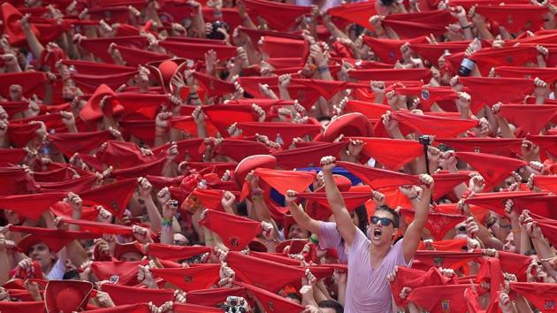 Photos: Pamplona’s annual bull runs return, protests in tow | Hindustan ...