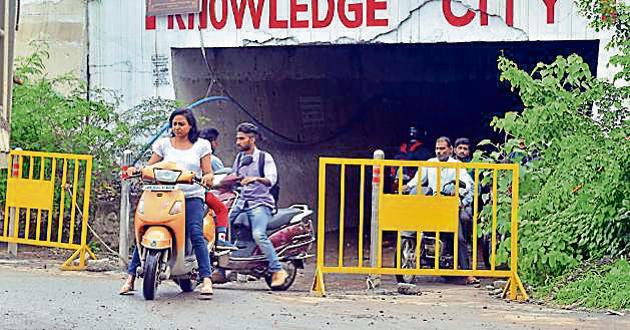Underpass that connects Baner and Balewadi to the Pune-Bengaluru ...