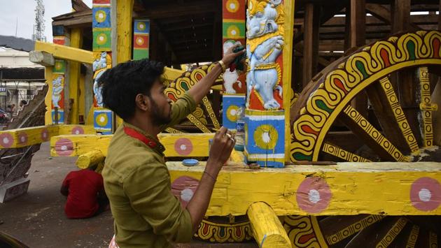 Photos: How Puri prepares for the Juggernaut’s roll | Hindustan Times