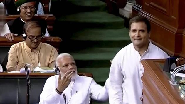 No-confidence motion: Rahul Gandhi launches scathing attack on NDA govt ...