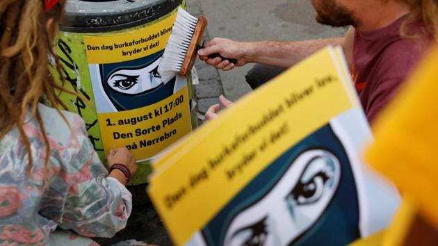 Photos: Some Danish Muslims to defy the law as Denmark bans face veil ...