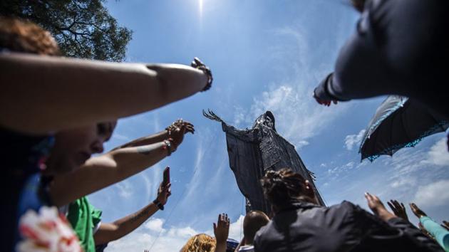 Photos: Praying to Santa Muerte, Mexico’s deity of death | Hindustan Times