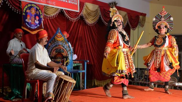 Photos: Yakshagana, a fantasy dance drama from Karnataka | Hindustan Times
