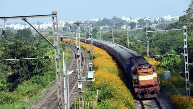 Two farmers in Daund halt construction of new railway line over land ...