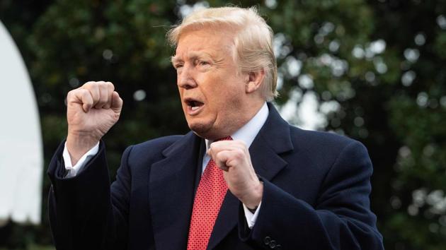 Donald Trump says he is doing a great job as United States president ...