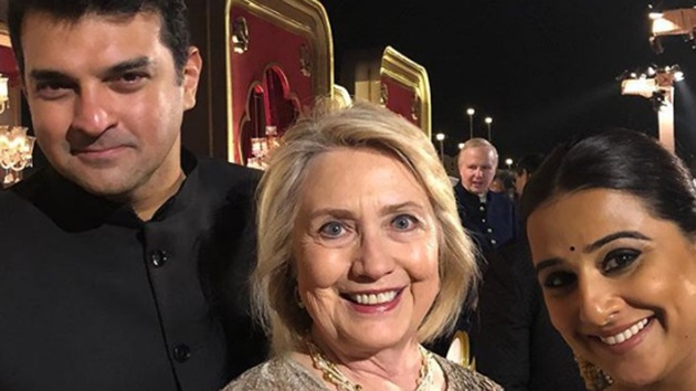 Vidya Balan shares ‘precious picture’ with Hillary Clinton from Isha ...