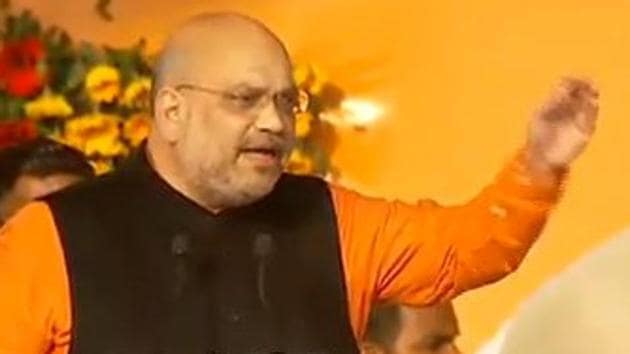 ‘Congress’s DBT was Dealer Broker Transfer scheme’: Amit Shah in Odisha | Hindustan Times