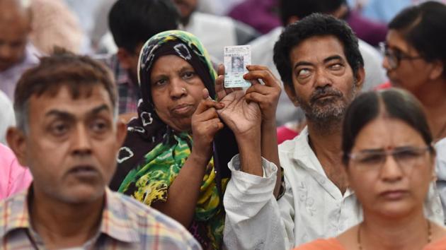 Photos: Braille-coded voter cards distributed to visually impaired ...
