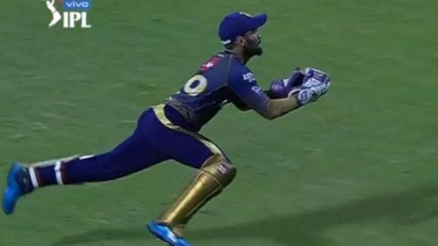 IPL 2019: Dinesh Karthik takes a spectacular running catch to dismiss ...