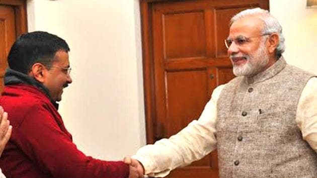 Arvind Kejriwal meets PM Modi to congratulate him on poll win. He also ...